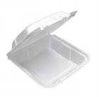 9"x9"x3.5" 1-Compartment Economy Dual Tab Foam Container | Dacotah Paper